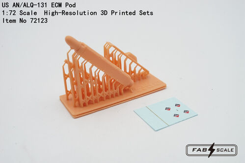 NEW! Fab Scale Fa72123 US AN/ALQ-131 ECM Pod (3D-Printed)