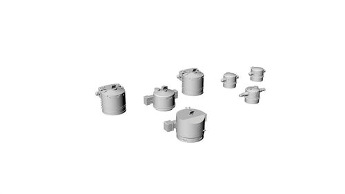 NEW! SWORDFISH MODELS 35005037 Italian Regia Marina Zara - Set of Rangefinders