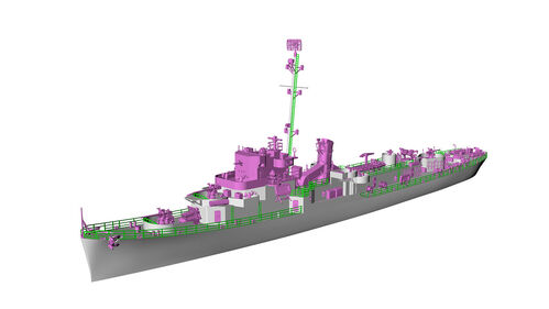 NEW! SWORDFISH MODELS 35005004 USS England - Upgrade Kit (for Trumpeter 05305 Kit / 3D-Printed)