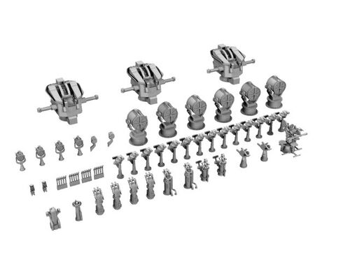 NEW! SWORDFISH MODELS 35005013 HMS Hood - Bridge Equipment, Rangefinders and Searchlights