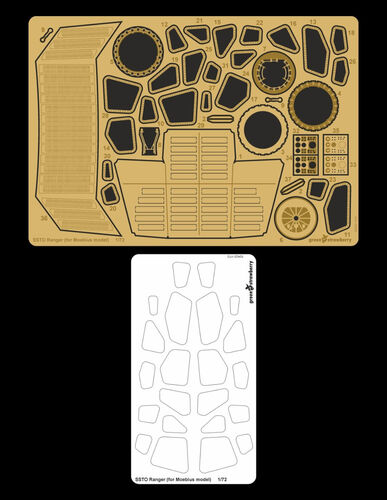 NEW! Green Strawberry 02422-1-72 SSTO Ranger - PE Upgrade Set (for Moebius Kits)