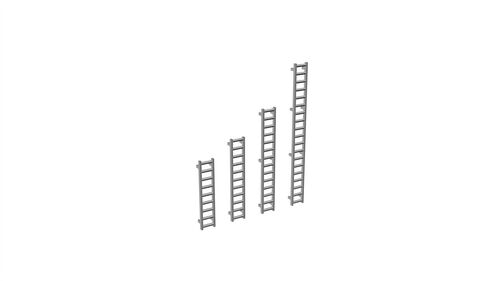NEW! SWORDFISH MODELS 20015500 Set of Ladders (8 pcs)