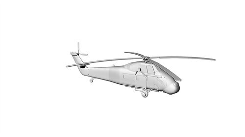 NEW! SWORDFISH MODELS 20015098B Westland Wessex HC.2 - Unfolded Rotor (1 Helicopter)