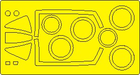 NEW! New Ware AM1402 North American FJ-3 Fury - BASIC Kabuki Masks (for Kitty Hawk 80156 Kit)