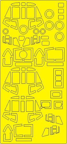 NEW! New Ware AM1407 Sikorsky CH-54 A - ADVANCED Kabuki Masks (for ICM 72001 Kit)