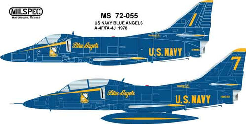 Milspec 72055 Douglas A-4F/TA-4J Skyhawk - US Navy Blue Angels 1978 Season