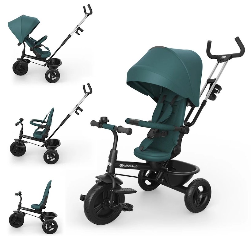 Kinderkraft Aston 2 Plus 6u1 tricikl za decu