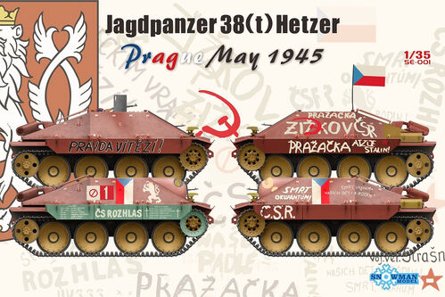 Snowman Model SE-001 Jagdpanzer 38t Hetzer - Prague May 1945