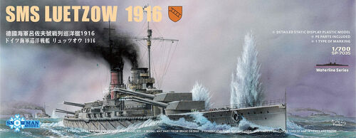 NEW! Snowman Model SP-7035 SMS Luetzow (1916) - Waterline Series