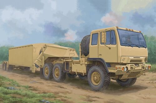 NEW! Trumpeter 01098 M1088 FMTV Tractor with AN/TPY-2 X Band Radar