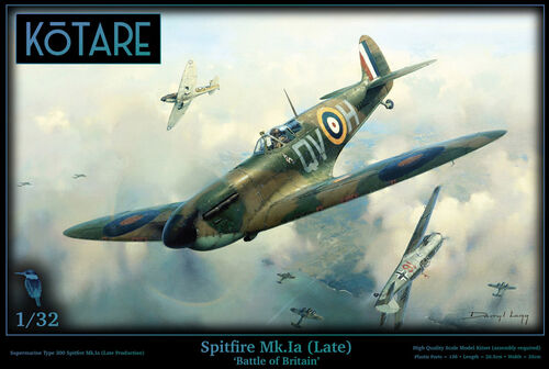 NEW! KOTARE 32005 Supermarine Spitfire Mk.Ia - 'Battle of Britain' (Late Production)