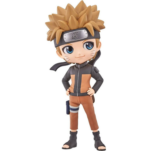 NEW! Bandai BP18708 Q Posket - Naruto Shippuden - Naruto Version B