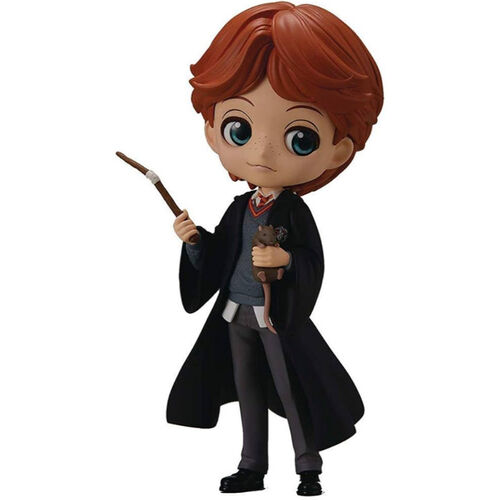 NEW! Bandai BP16650 Q Posket - Harry Potter - Ron Weasley with Scabbers