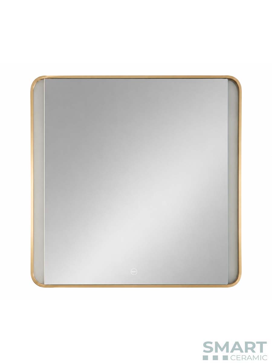 Led ogledalo touch Grace 60x60cm zlatan ram Smart Ceramic