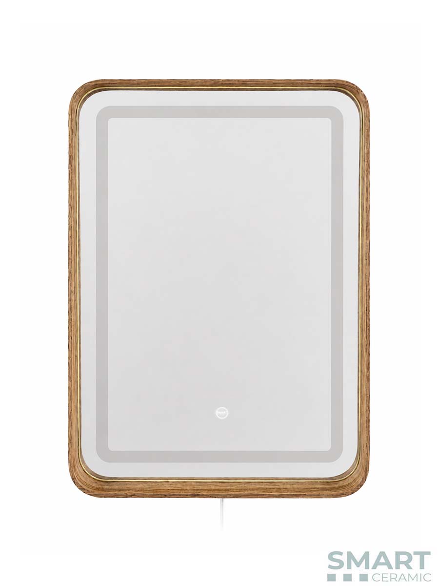 Led ogledalo touch Amelia 50x70cm drvo ram Smart Ceramic
