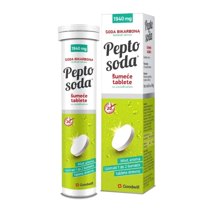 Pepto Soda Mint 20 Šumećih Tableta
