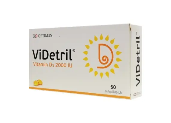 OPTIMUS Videtril 2000iu, 60 kapsula