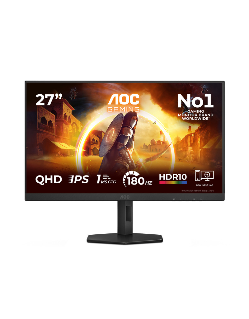 AOC 27" Q27G4XF QHD 2560x1440 IPS 180Hz Adaptive Sync Gaming monitor