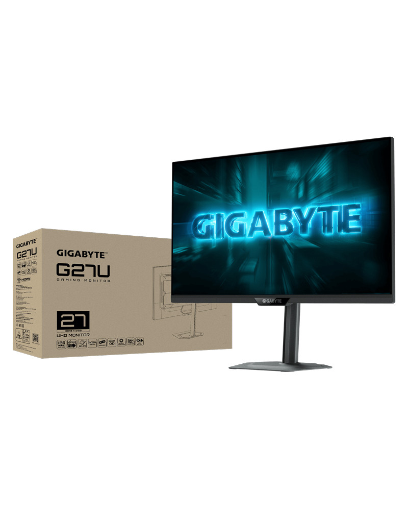 GIGABYTE 27" G27U 4K 3840x2160 SS IPS 320 Hz G-Sync gaming monitor
