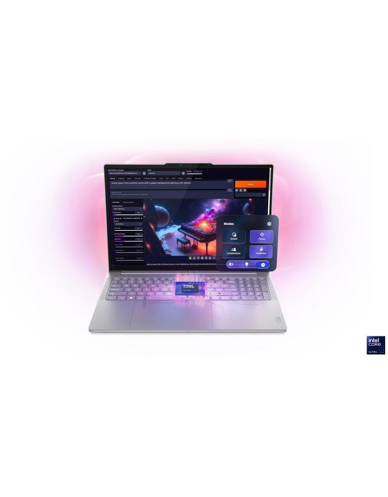 LENOVO Yoga Pro 9 16IAH10 Win11 Pro 16" 2.8K OLED U7-255H 32GB 1TB RTX5070 bklt SRB Siva