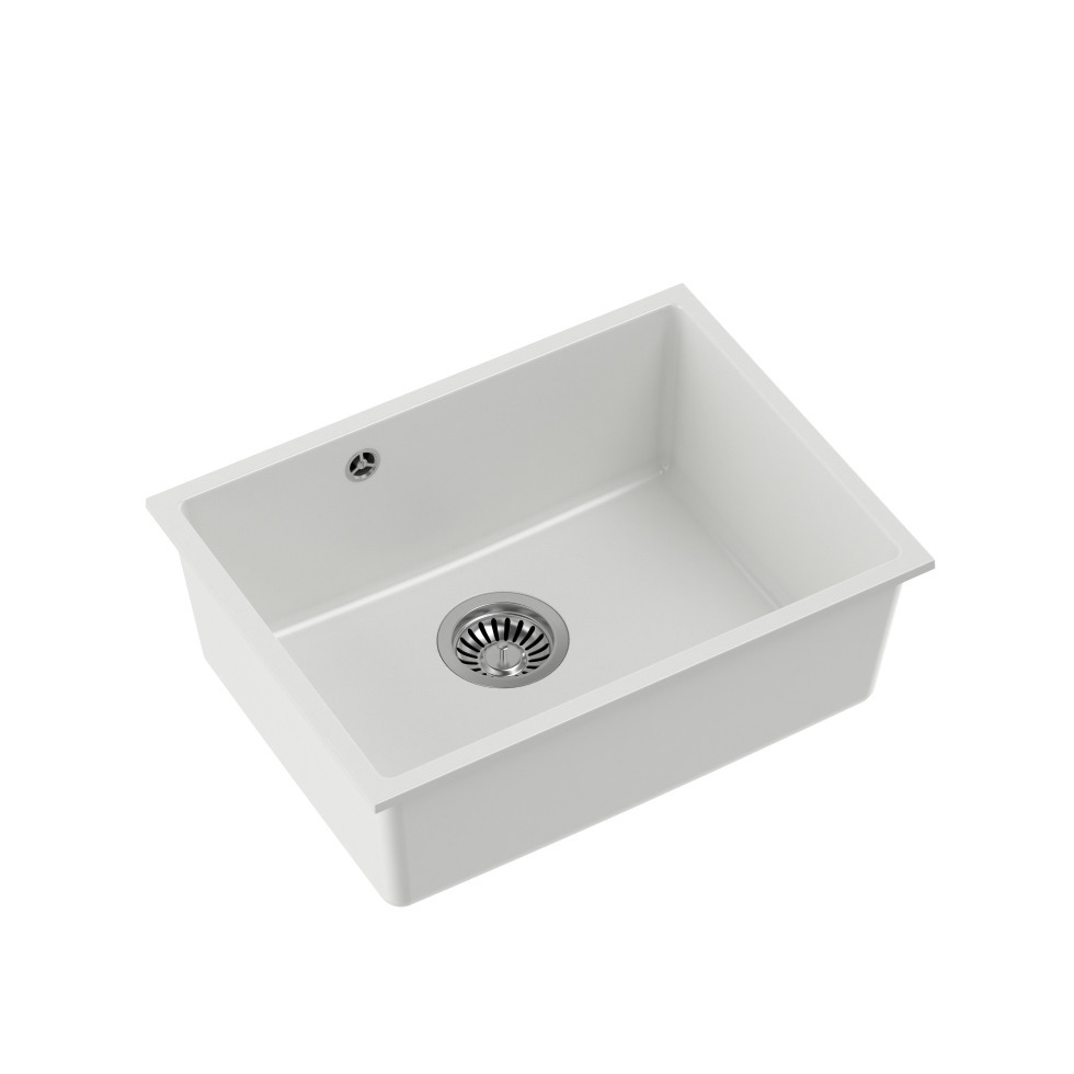 Quadron ALEC 50 GraniteQ,podgr Sudopera 1 posuda- snow white/steel HQA5340BIKID: EK000862724