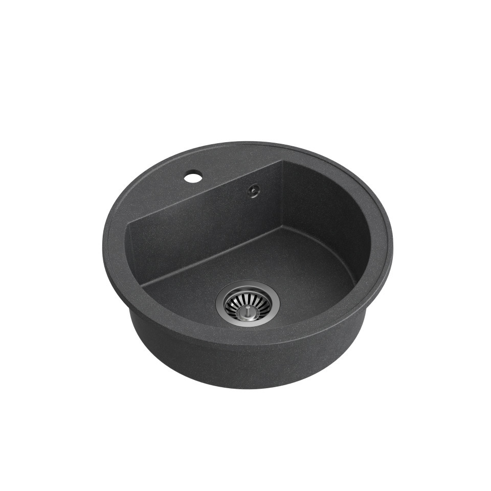 Quadron JOHNNY 210 GraniteQ,ugr Sudopera 1 kada,black dot/steel HCQC5151CZKID: EK000862720