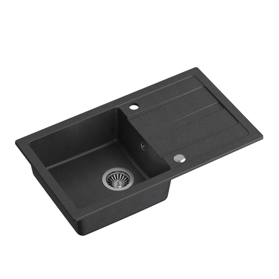 Quadron TOM 111 - Sudopera sa 1 kadom, rucni sifon , crna HCQM7744CZID: EK000862740