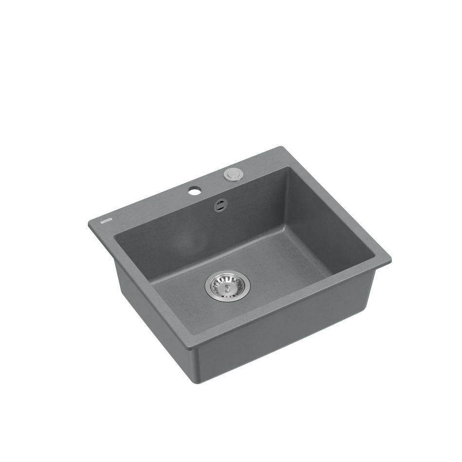 Quadron MORGAN 110 GraniteQ,ugr Sudopera 1 kada, silver/steel HB8304U5-BS_P2OID: EK000862764