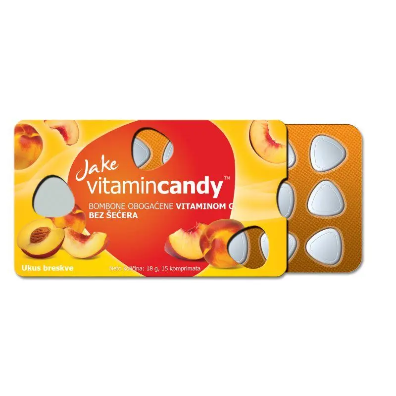 Vitamincandy Bombone, Breskva-kokos, 18 g