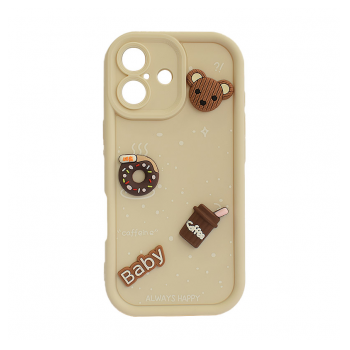 Maska Sweet Coffe za iPhone 17 bela