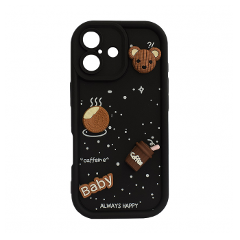 Maska Sweet Coffe za iPhone 17 crna