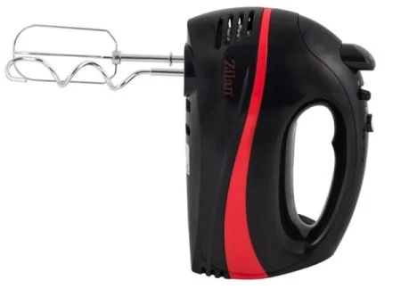 Zilan ZLN8402/BK Mikser ručni, boja crno/crvena, 5 brzina+turbo, 300 W