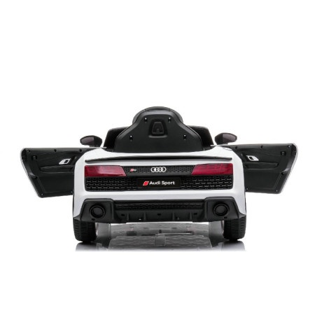 Automobil na akumulator za decu - Audi R8 Spyder Beli ( 13358 )