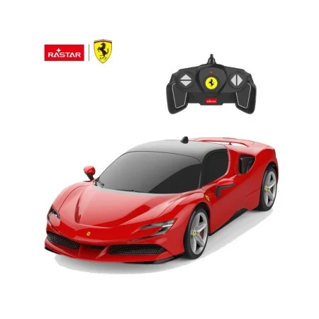 Rastar plastični autić na daljinsko upravljanje 1:18 ferrari sf90 stradale - crv ( 70989 )