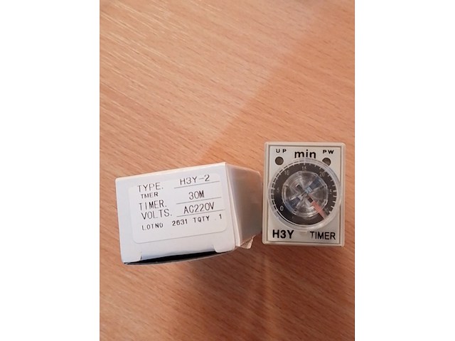 H3Y-2 vremenski relej OMRON 30 min. 220VAC