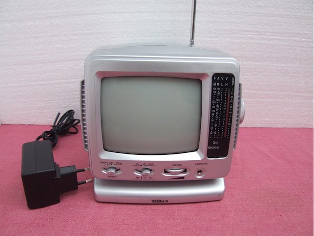 Wetekom Portabl TV/Radio za kola ili kucu+adapter+GARAN
