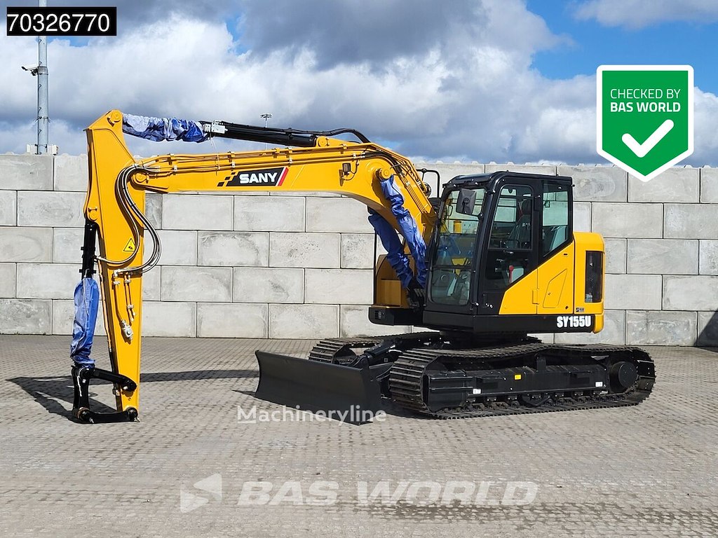Novi Sany SY155 U bager guseničar