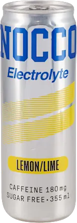 NOCCO
Electrolyte LEMON/LIME, osvežavajući bezalkoholni napitak sa kofeinom, elektrolitima, vitaminima, sa zaslađivačem, 355 ml
Dodatak ishrani