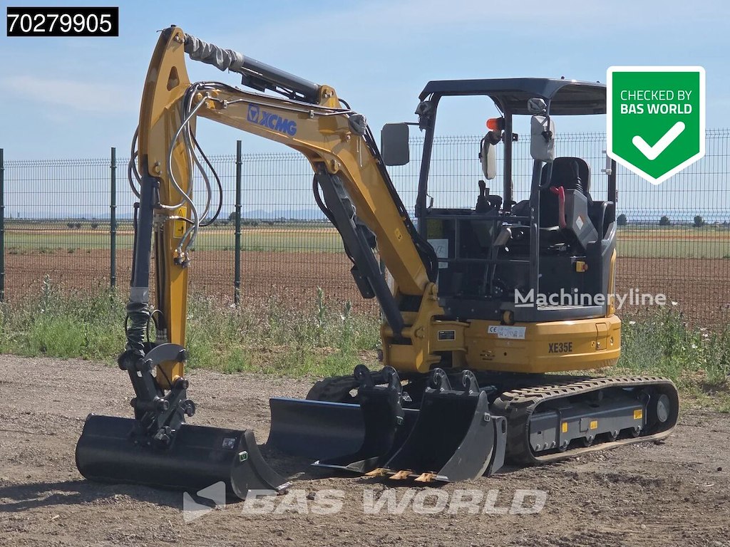 Novi XCMG XE35 E Garantía de fábrica - 3 Cucharas - Certificado CE mini bager