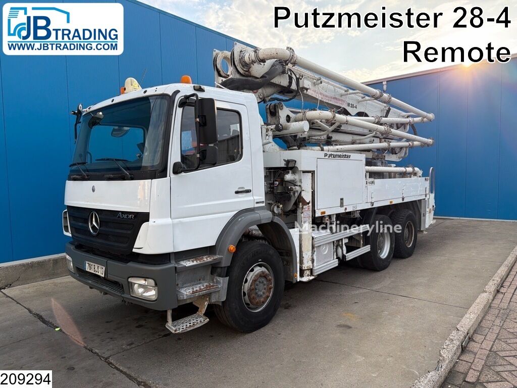 Mercedes-Benz Axor 2633 6x4, Putzmeister, Bladgeveerd, Steel spring pumpa za beton