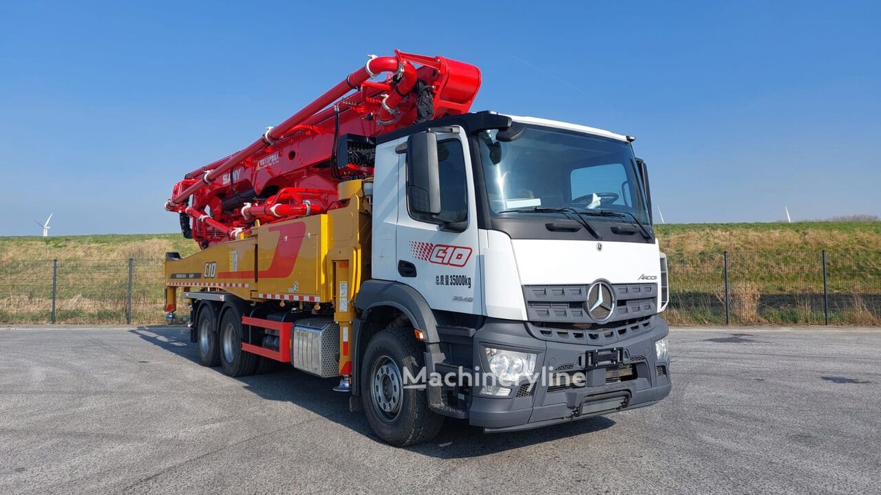 Nova Sany SYM5350THBFB 520C-10A na šasiji Mercedes-Benz Arocs 3346 pumpa za beton