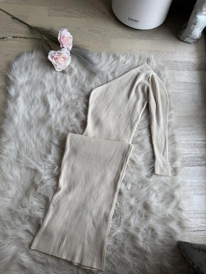 Perfektna MAXI krem haljina NOVO