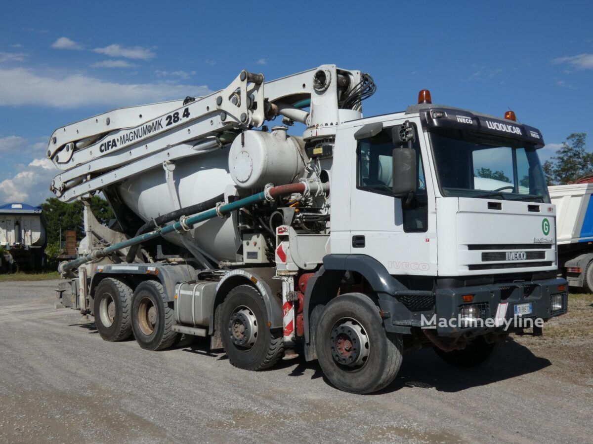 Cifa MK28 na šasiji IVECO EUROTRAKKER 410E44H pumpa za beton