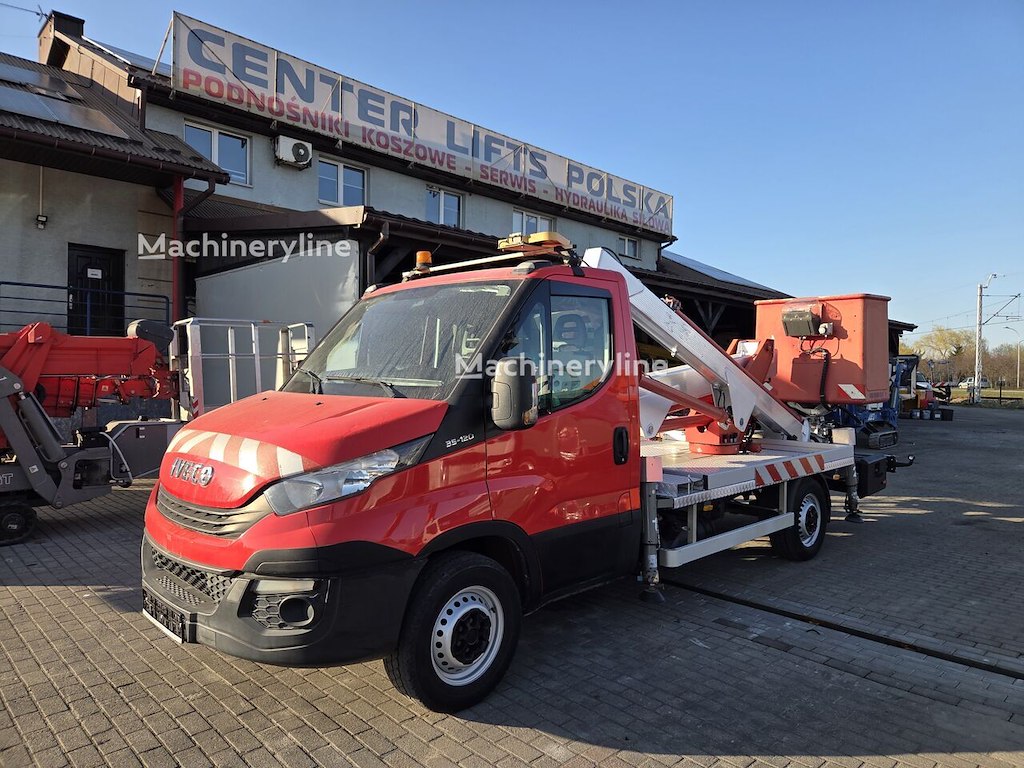 IVECO Daily 35S12 - 17 m Multitel MX170 bucket truck boom lift podnośn auto dizalica s korpom