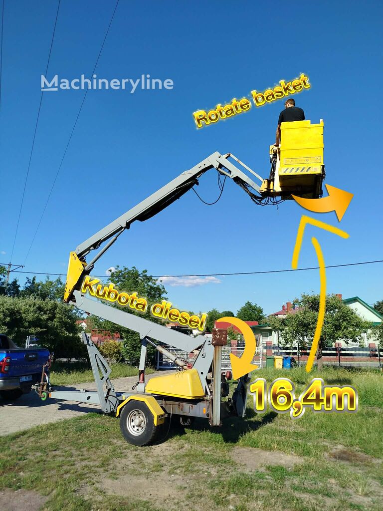 Niftylift Aerial k16t 16 m Diesel Kubota Engine prikolica dizalica