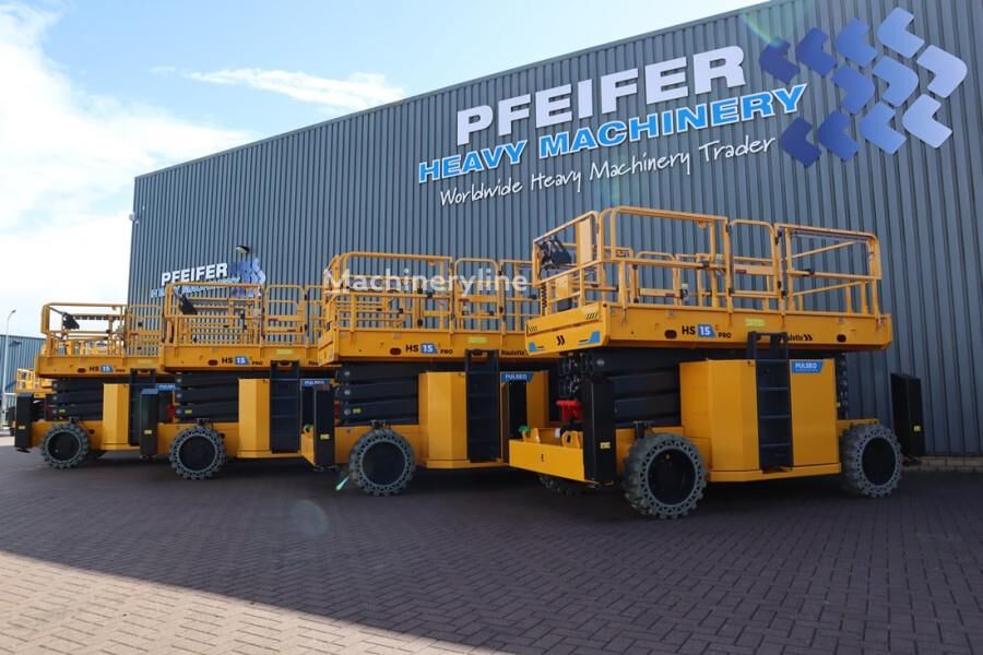 Haulotte HS15EPRO Valid Inspection, Full Electric 4x4 Drive makazasta platforma