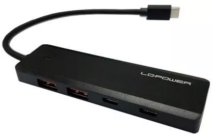 LC POWER USB 3.2 GEN 2 HUB TYPE A/C
