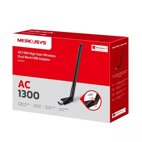 MERCUSYS AC 1300 HIGH POWER WIRELESS USB ADAPTER 5G GARANCIJA 12 MESECI