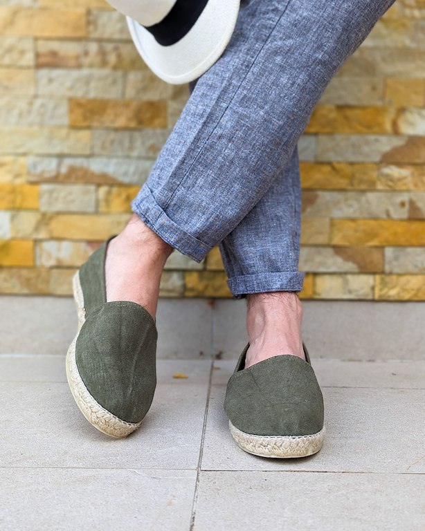 Espadrile Maslinasto Zelene