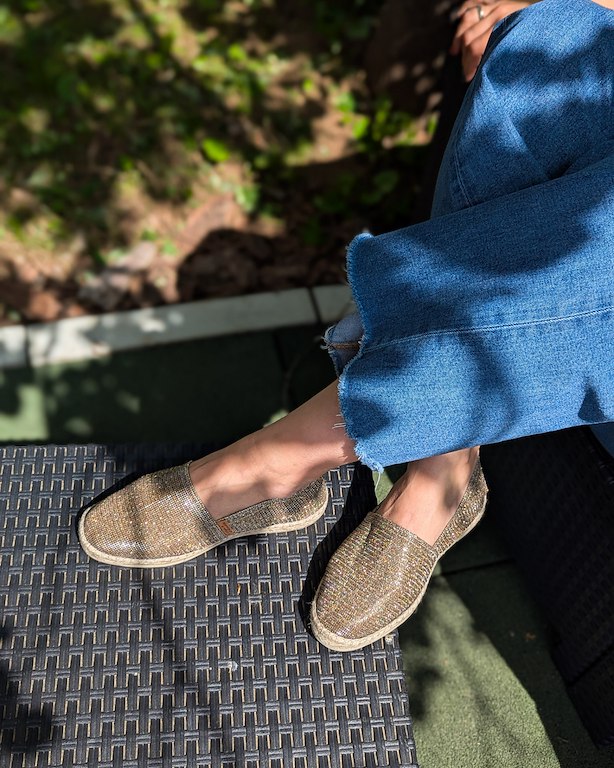 Espadrile Bronze